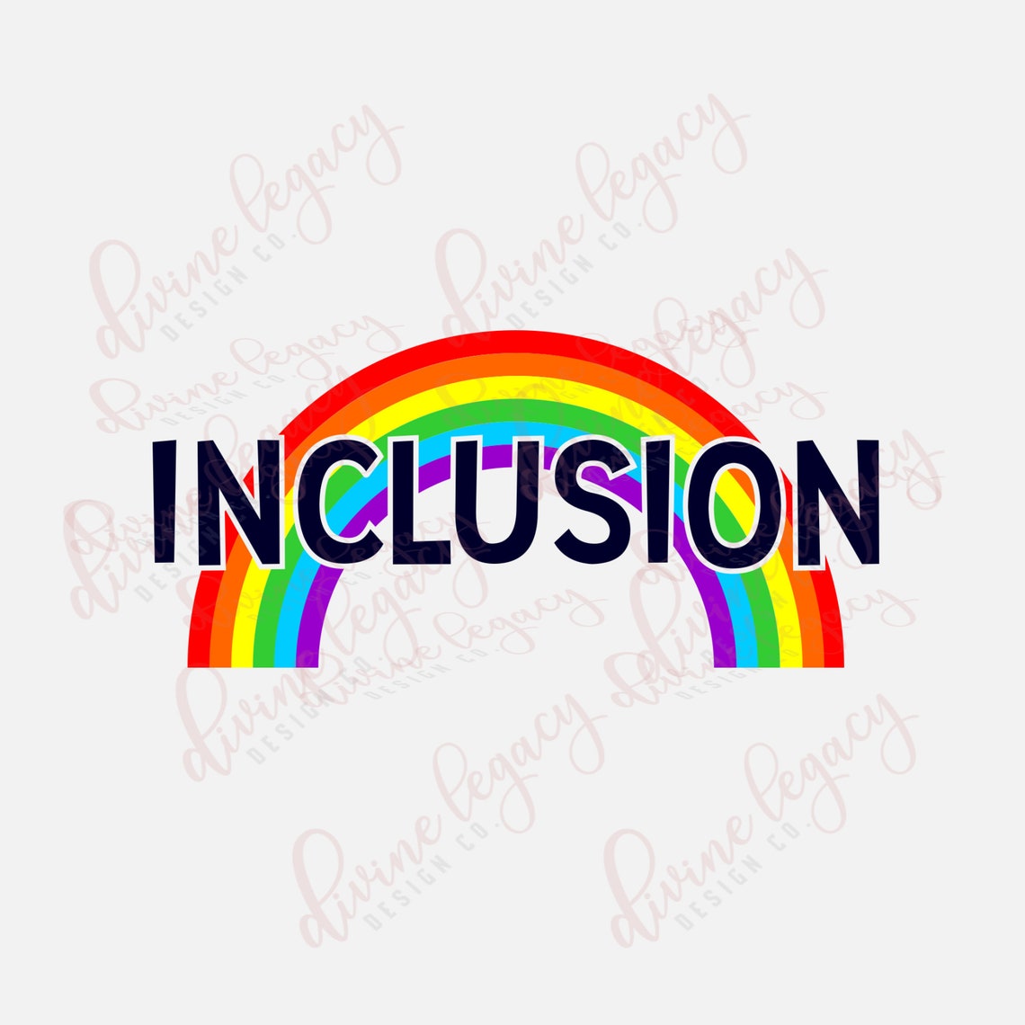 Pride SVG File for Cricut Silhouette Inclusion Matters SVG - Etsy
