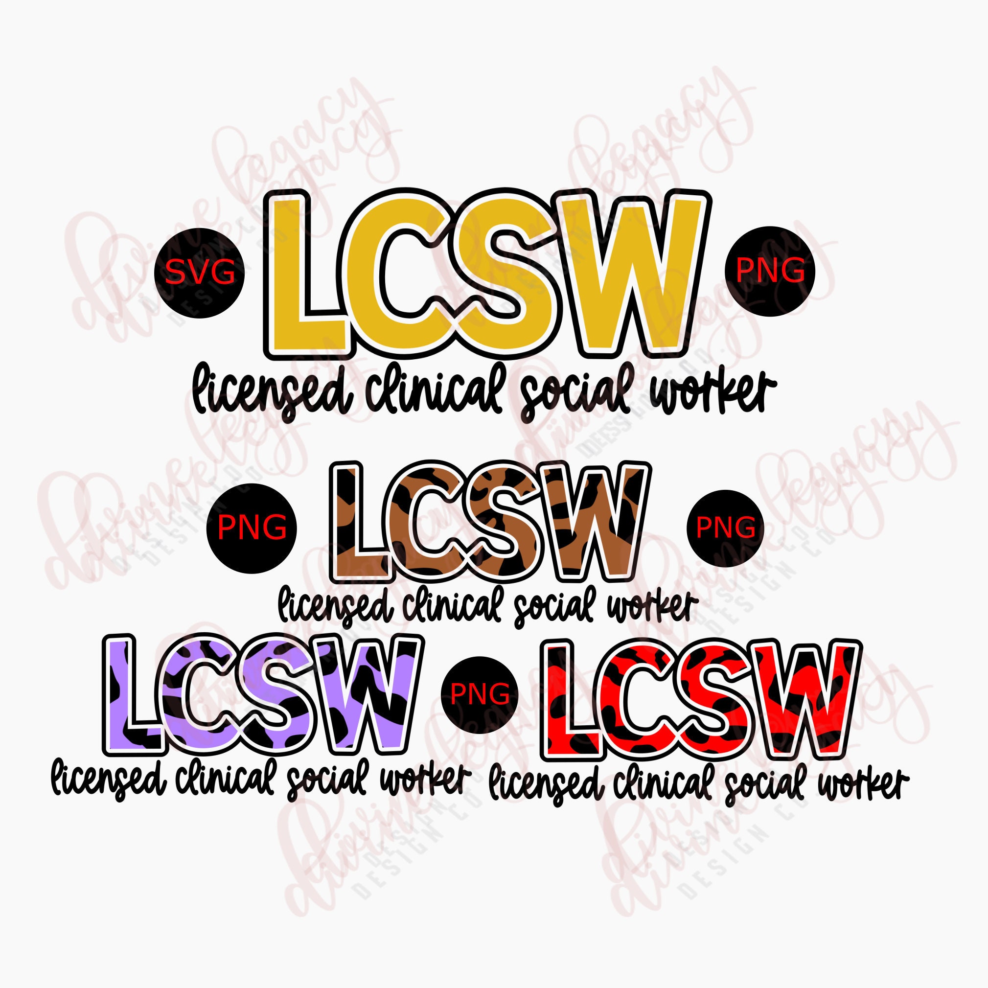 Social Work Month SVG File for Cricut Silhouette LCSW Gift - Etsy
