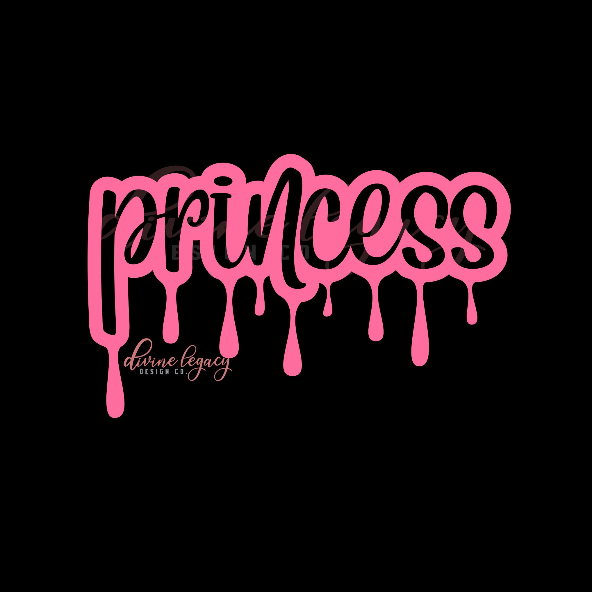 Princess SVG File Cricut Dripping SVG Princess Digital - Etsy Canada