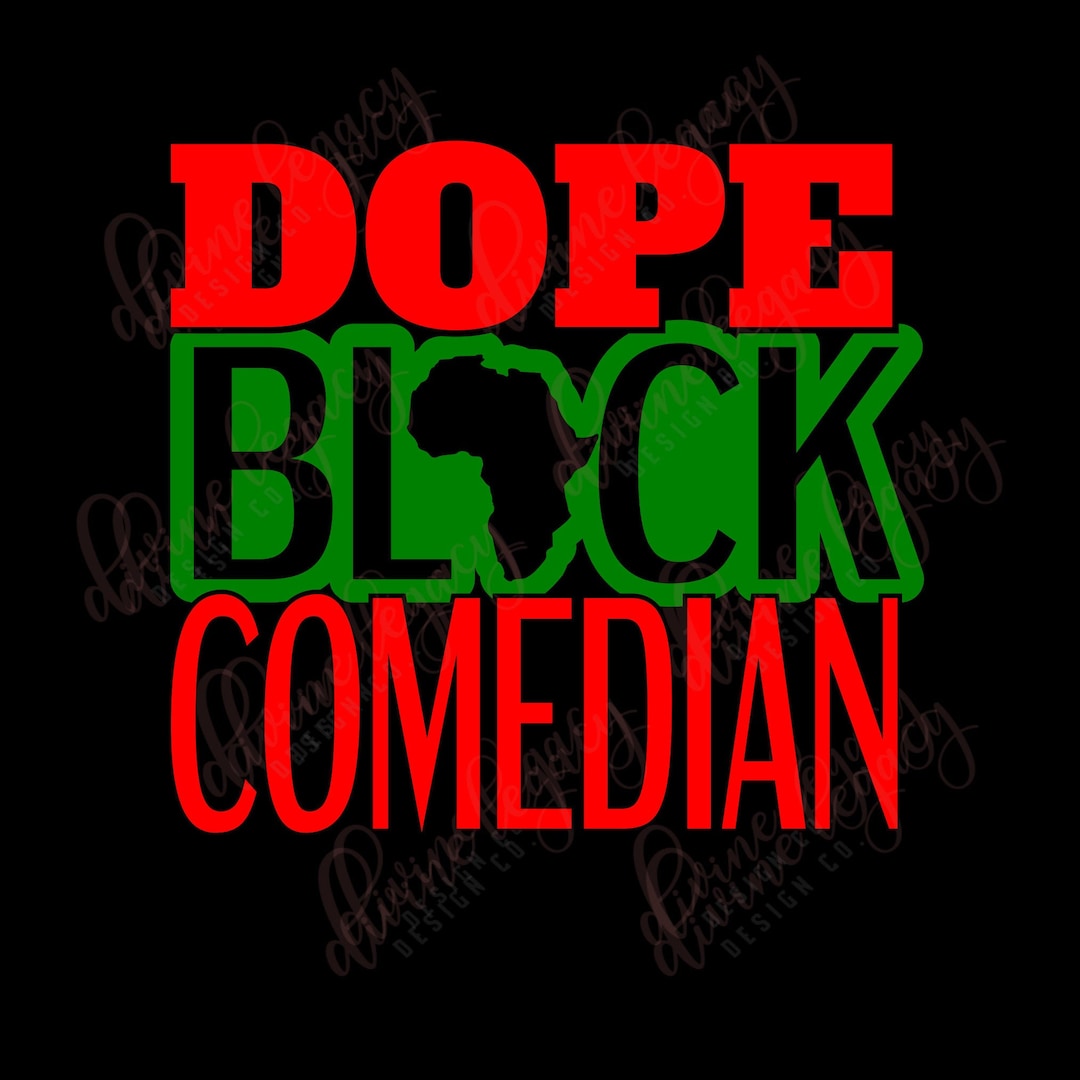 Comedian SVG File for Cricut Silhouette, Black Professional SVG ...