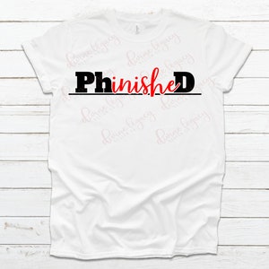 Doctoral SVG, Phinished SVG File, 2025 Graduate, Doctorate SVG File for ...