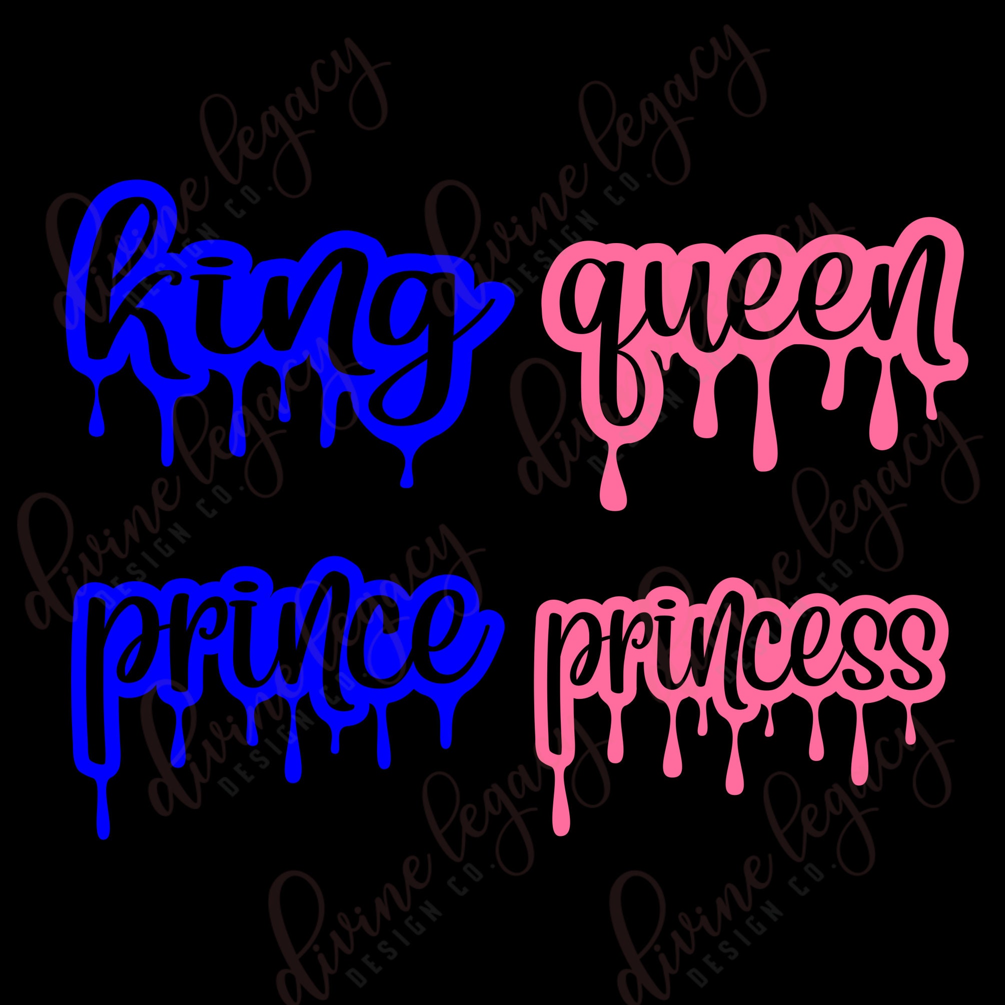 Dripping SVG File for Cricut Silhouette, Family Shirt SVG Files, King ...