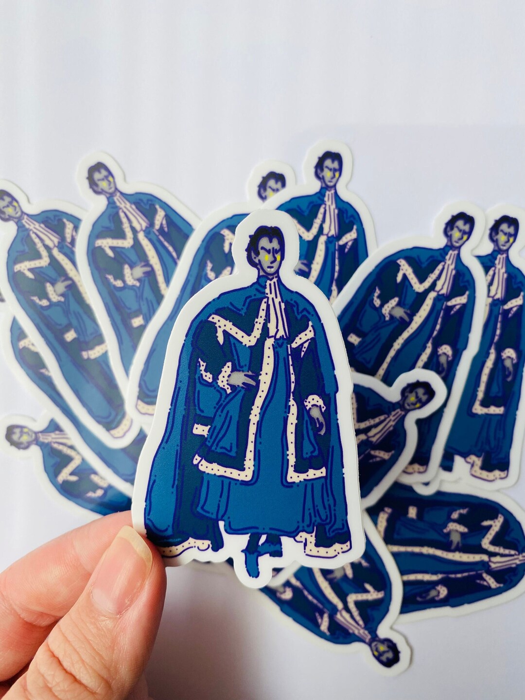 King Count Dracula Matte Sticker Waterbottle Sticker Laptop Sticker - Etsy