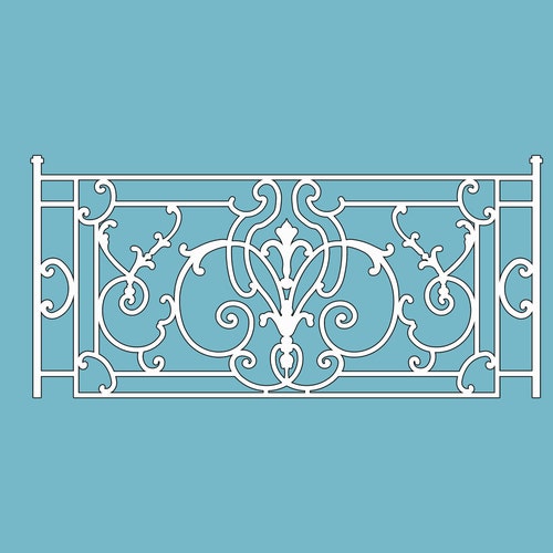 SVG Dollhouse Decorative Railing 1:12 Scale. Dollhouse - Etsy