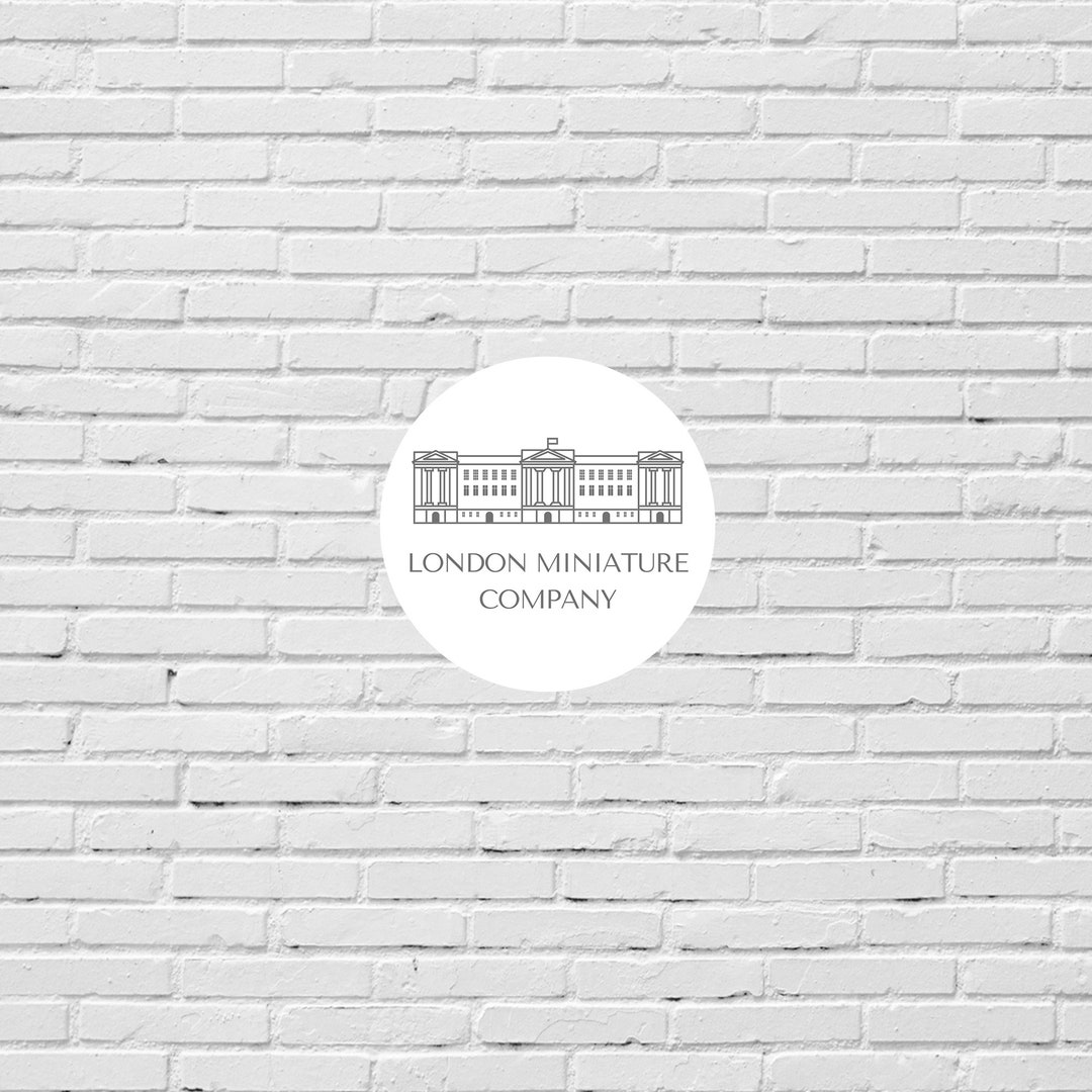 1:12 White Painted Bricks Printable Dollhouse - Instant Download A4 ...