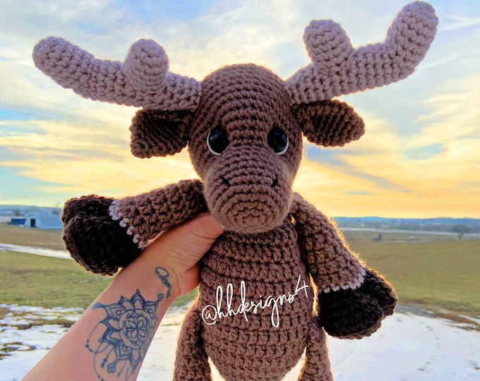 Cuddle Moose PDF Crochet Pattern ONLY Digital Item - Etsy