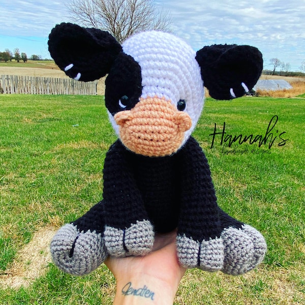Highland Cow Crochet Pattern PDF – Adorable Crochet Animal Tutorial ...