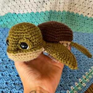 Wilbur the Sea Turtle; PDF Crochet Pattern; Digital File - Etsy