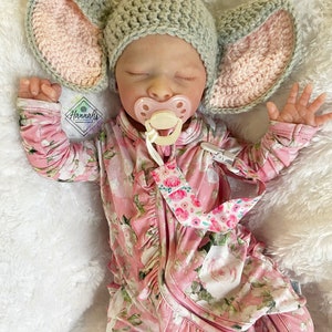 Elephant Ear Beanie Crochet Pattern PDF; Newborn - Etsy