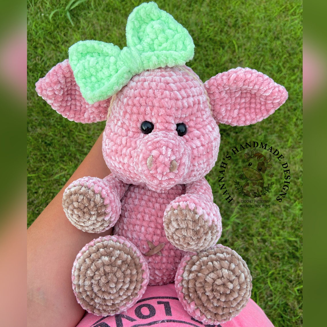 Baby Pig Crochet PDF PATTERN ONLY, Digital File - Etsy