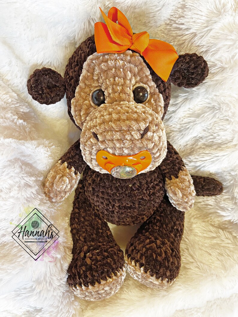 Baby Monkey Crochet *PDF Pattern ONLY*, Amigurumi, Ape, Gorilla - Etsy