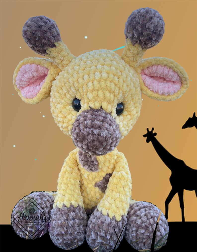 Baby Giraffe Crochet PDF PATTERN ONLY Digital File - Etsy