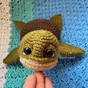 Wilbur the Sea Turtle; PDF Crochet Pattern; Digital File - Etsy