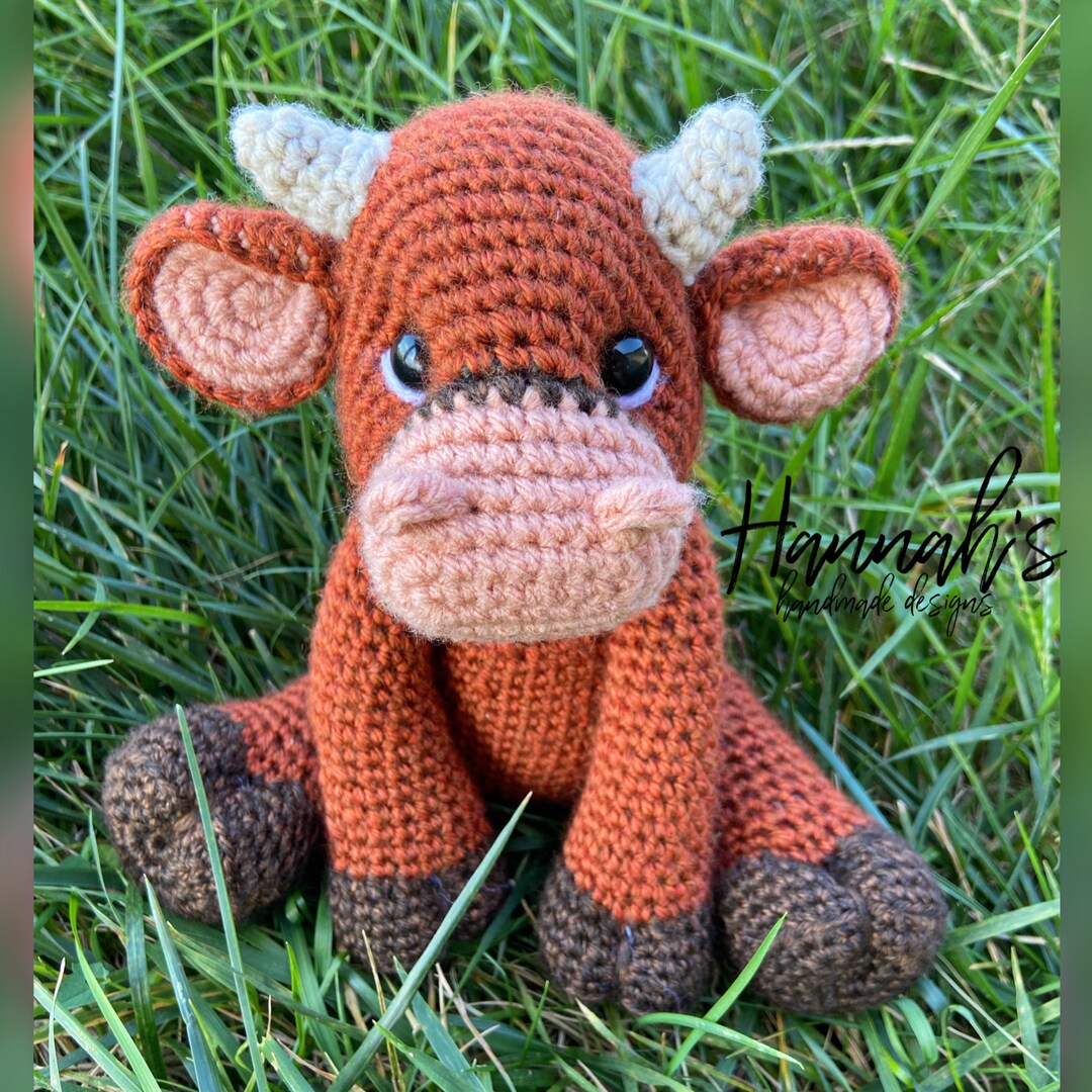 Eunoie the Cow Crochet PDF PATTERN ONLY Digital Item - Etsy