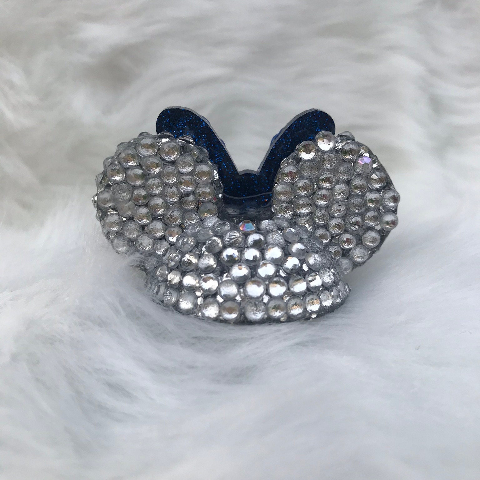 Minnie Mouse Bling Straw Topper - Etsy