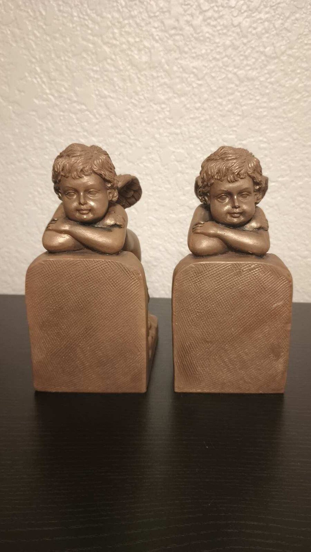 Vintage Cherub Bookends - Etsy