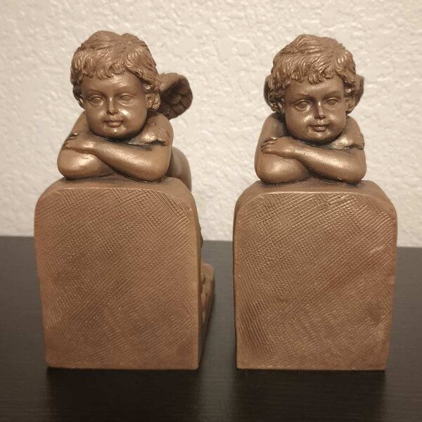 Cherub Bookends - Etsy