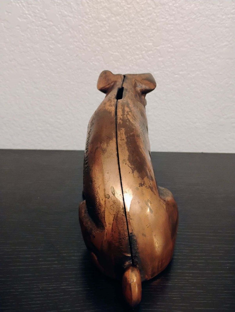 1950s Cast Iron Pig Bank - Etsy