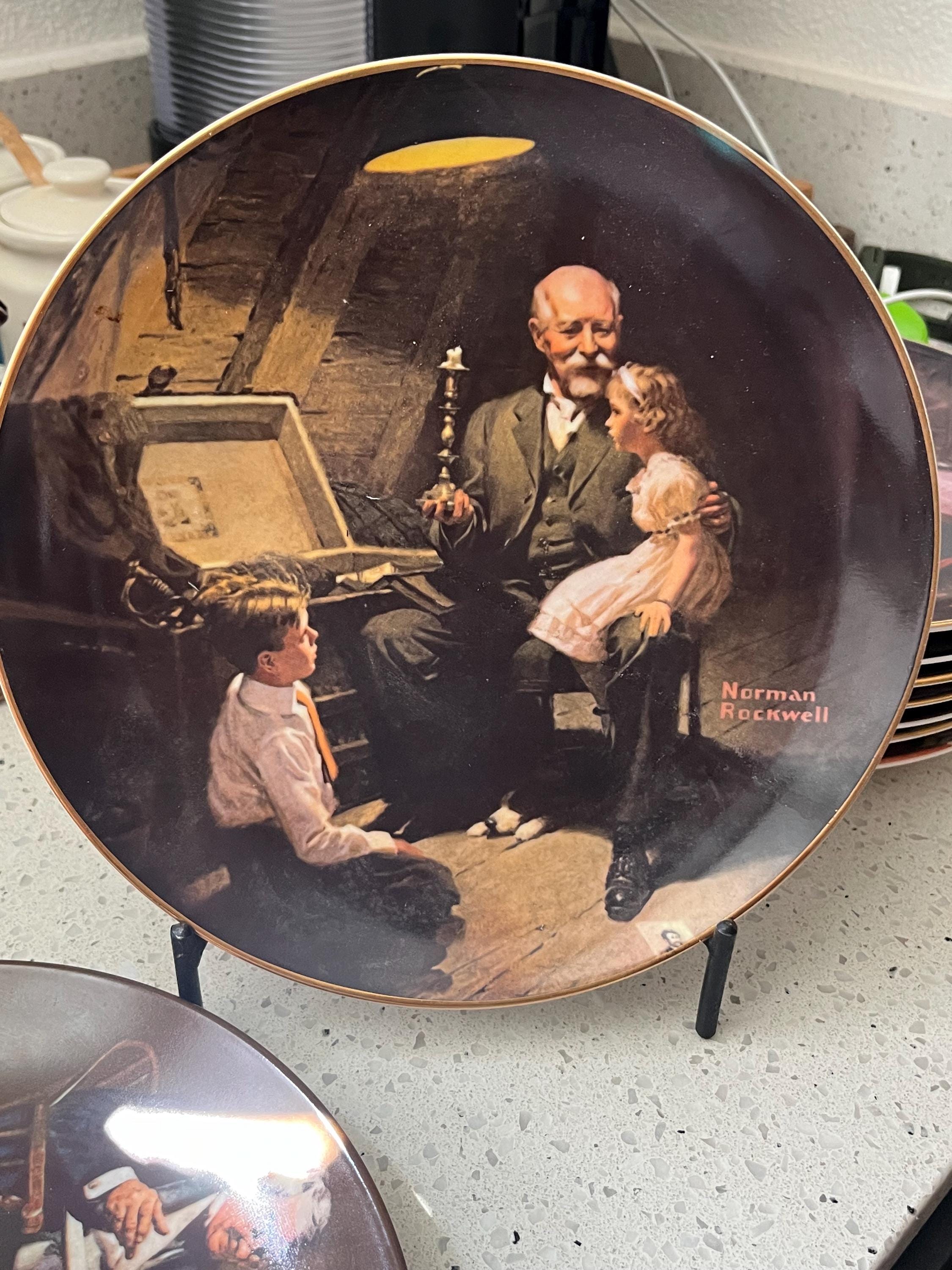Norman Rockwell Plate Collection - Etsy