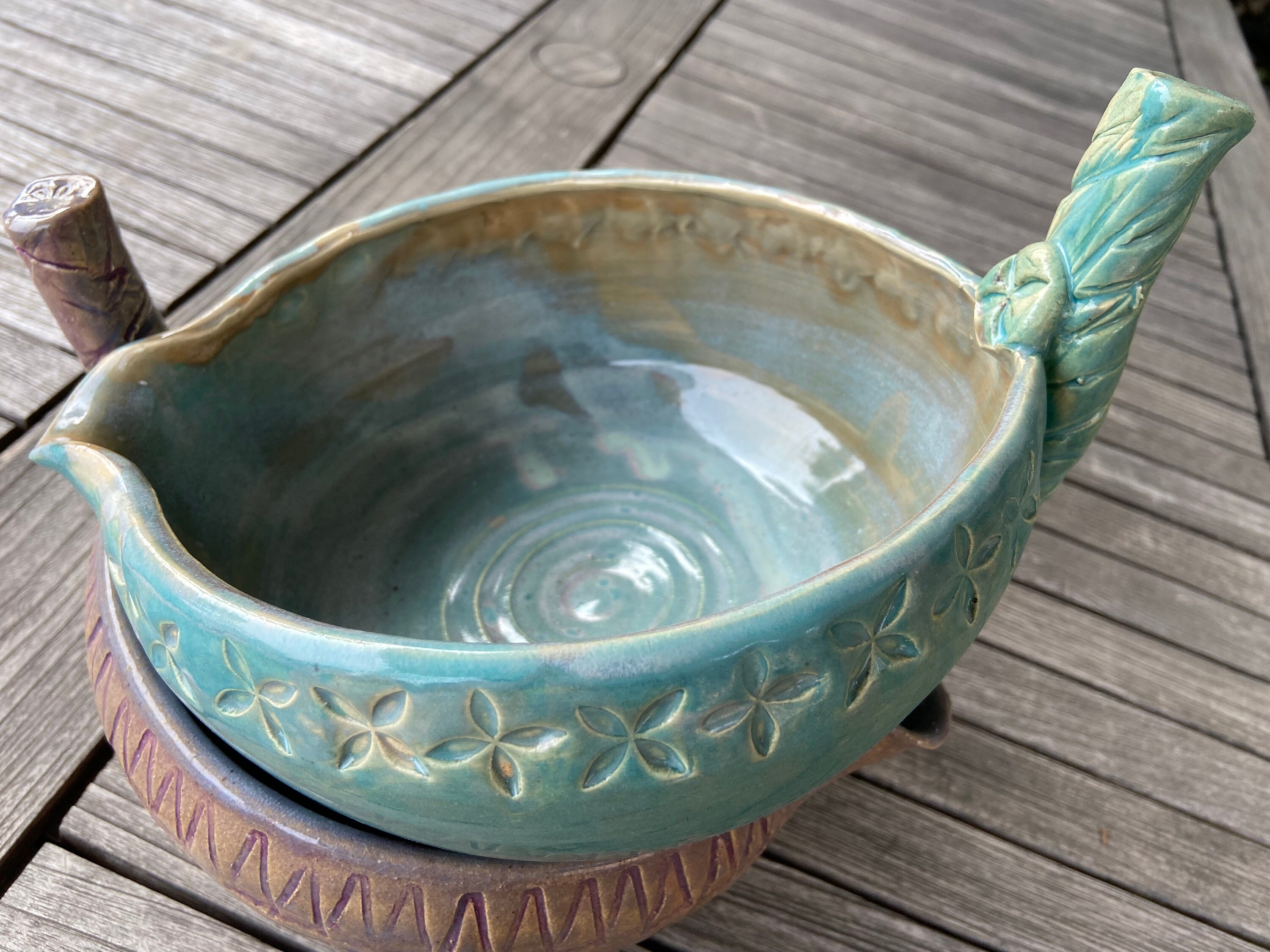 Batter Bowls Large Kitchen Prep Bowls Unique Handmade Bowl Beautiful ...