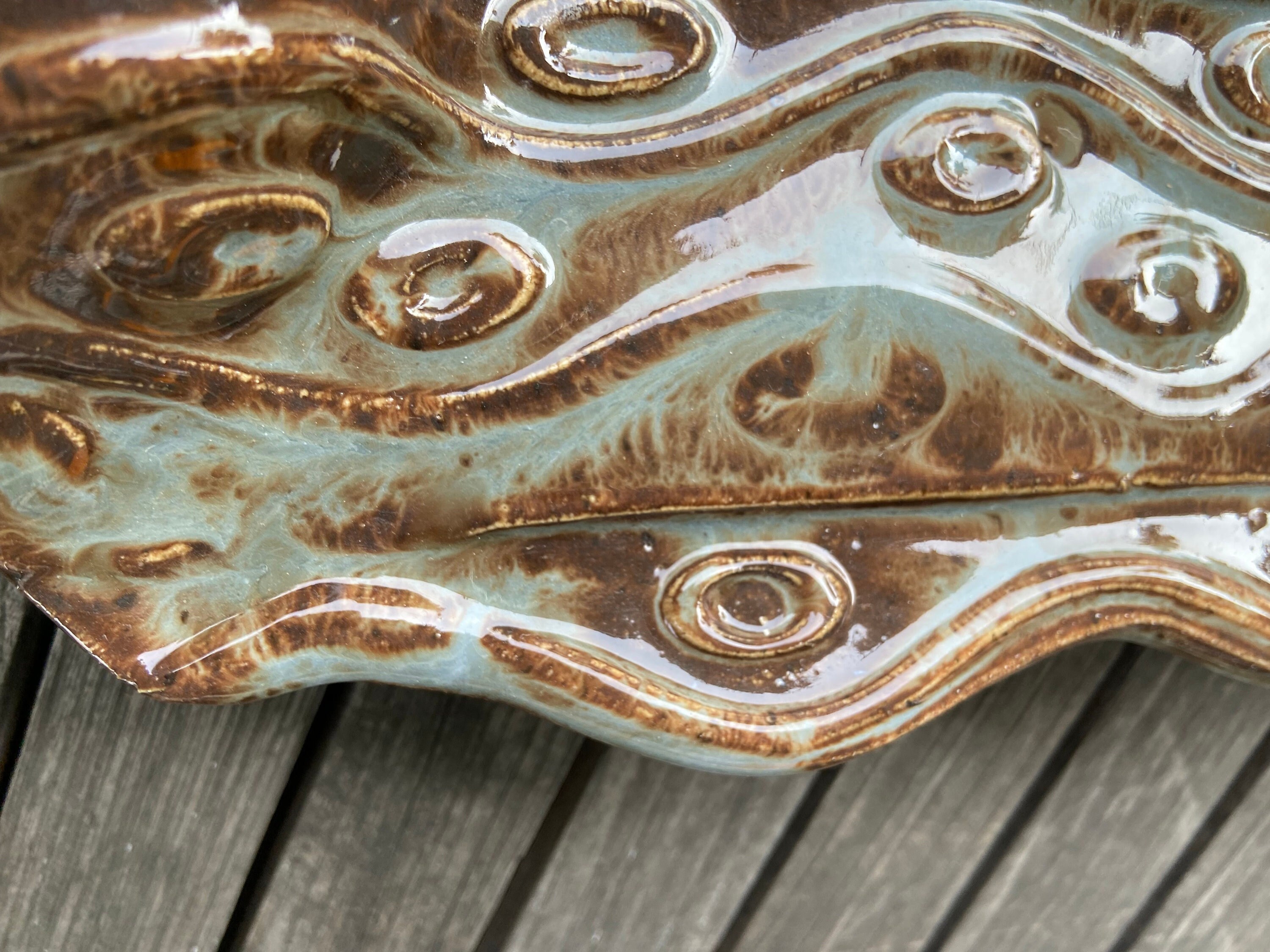 Wave Pattern Platter Beautiful Serving Trays - Etsy