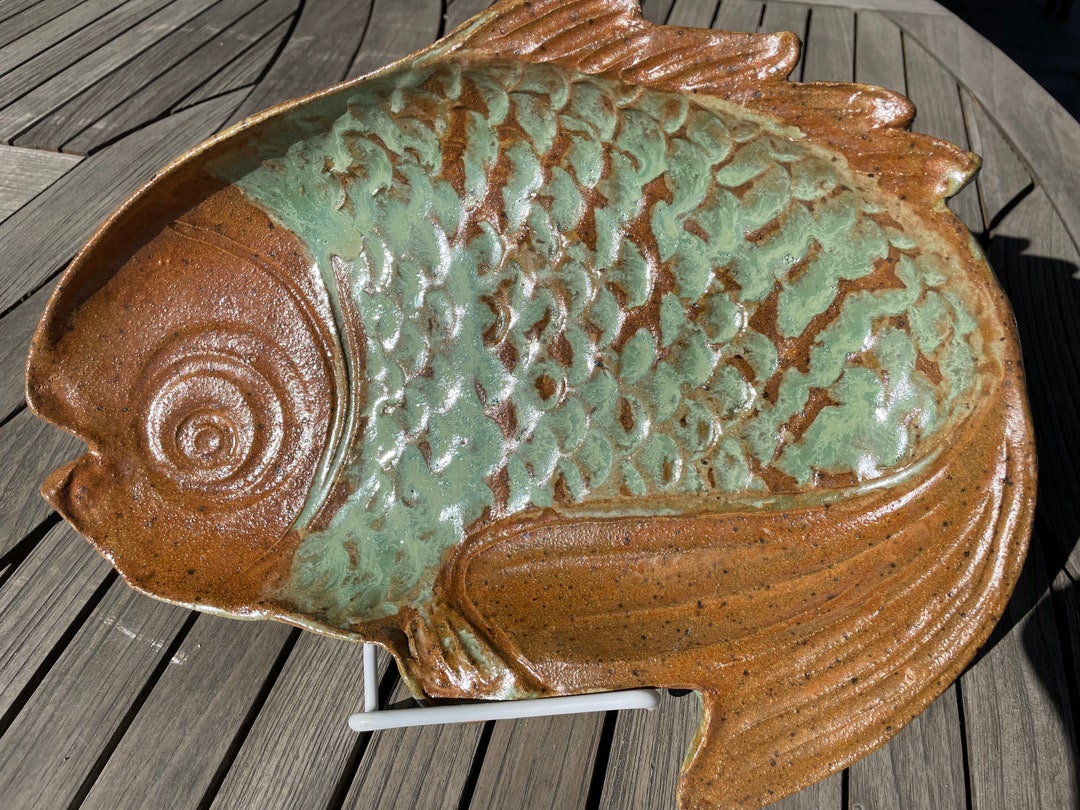 Fisherman's Platter Fish Tray Bass Fish - Etsy
