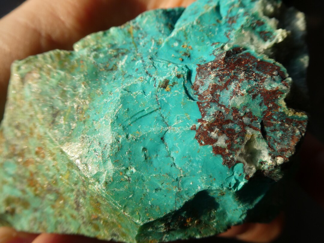 Harmony and Peace of the Ocean/ Rare Green Blue Chrysocolla Rough Gem ...