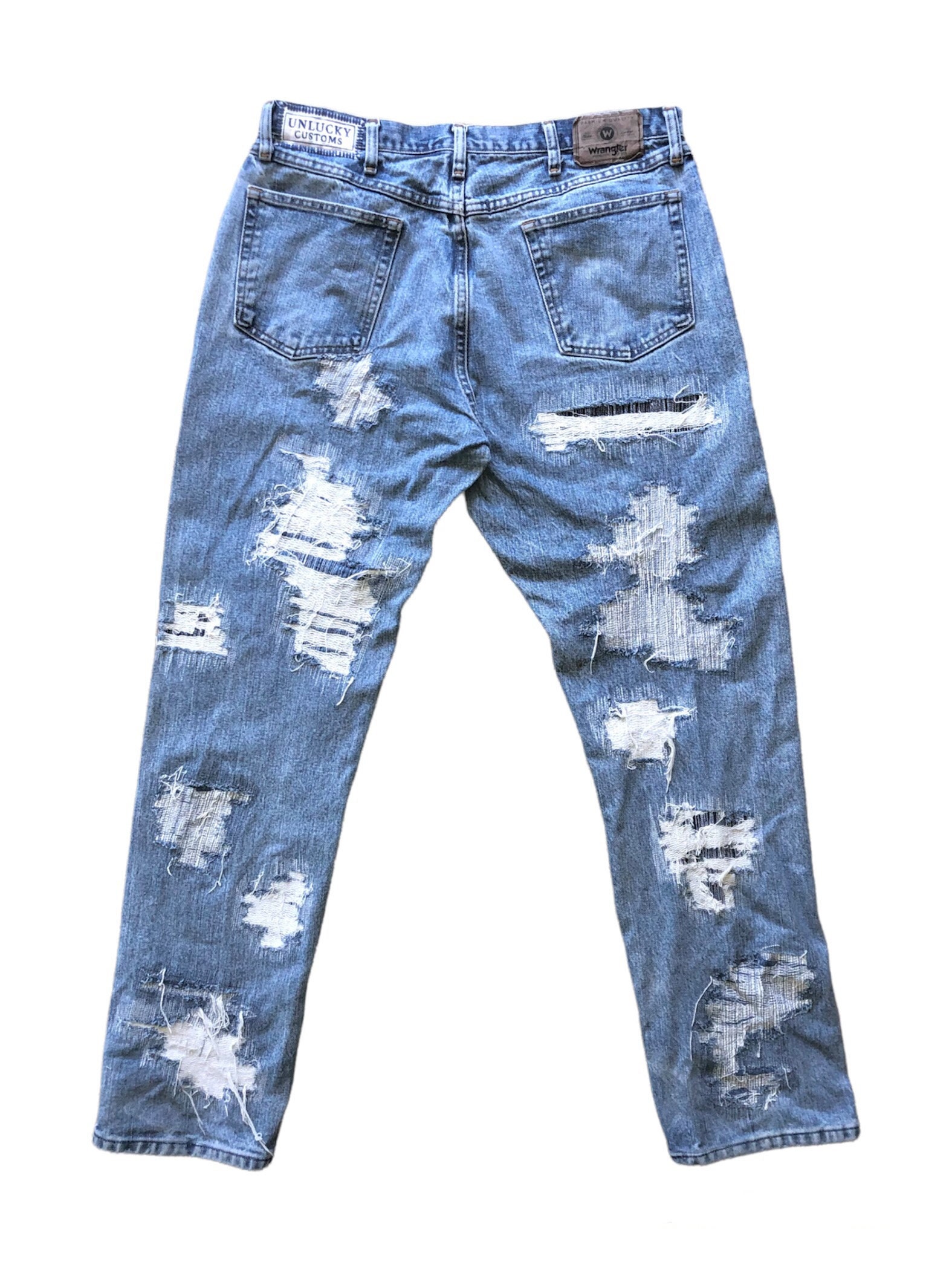 Wrangler Jeans Button Repair