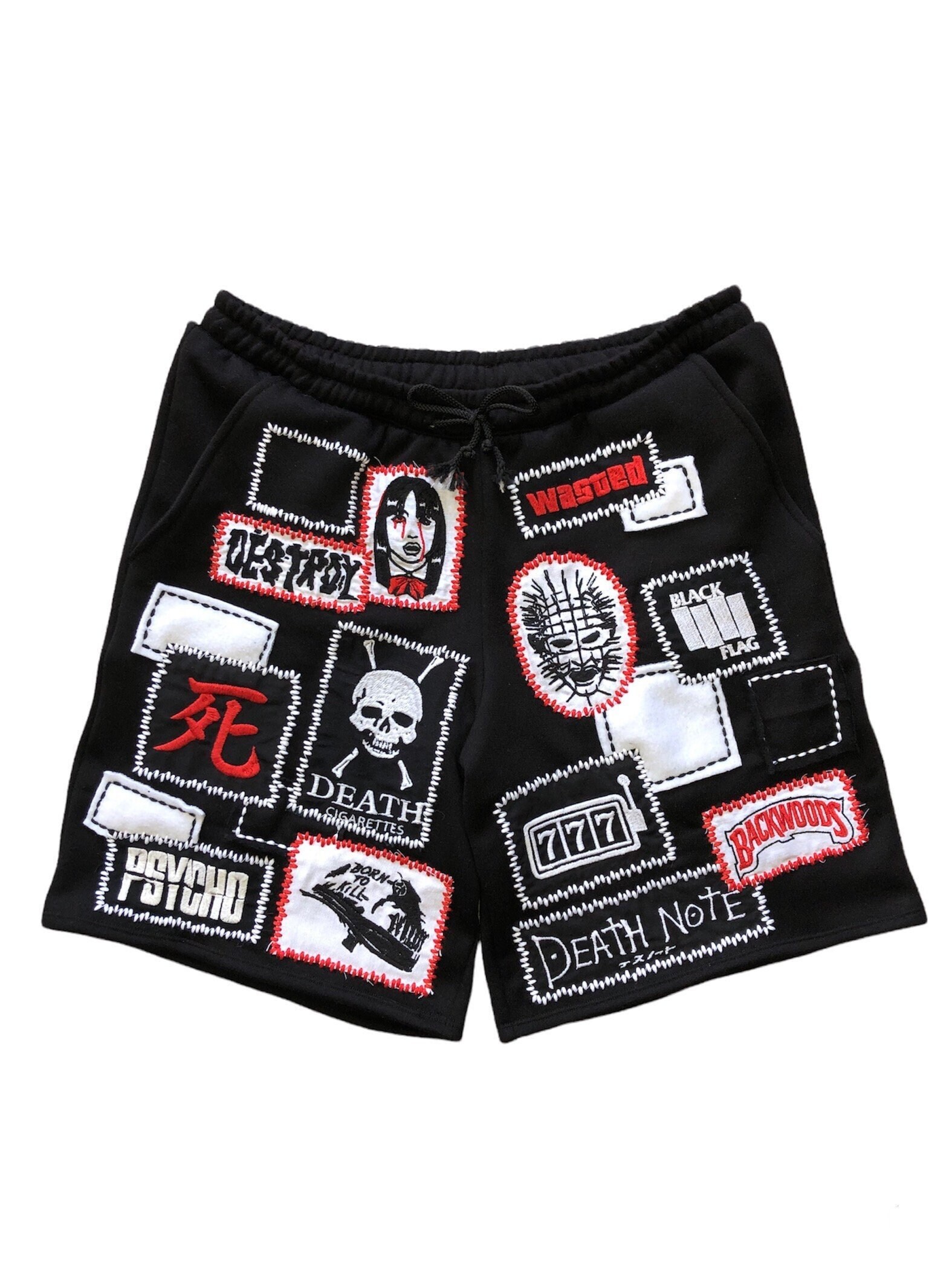 Patched Shorts - Etsy