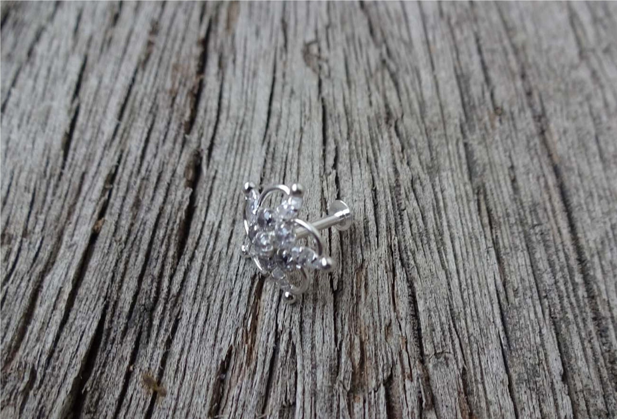 Indian Nose Stud Churi Patch Nose Stud Diamond Nose Stud Silver Nose ...