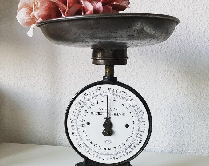 Vintage Scale 20 Lb. Majestic Family Scale 1912 Kitchen Scale Graphic ...
