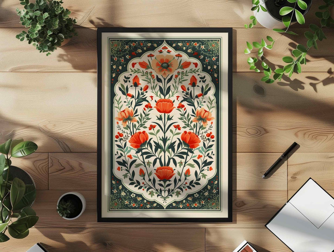 Palestinian Poppies Art Print: Red Poppies, National Flower of ...