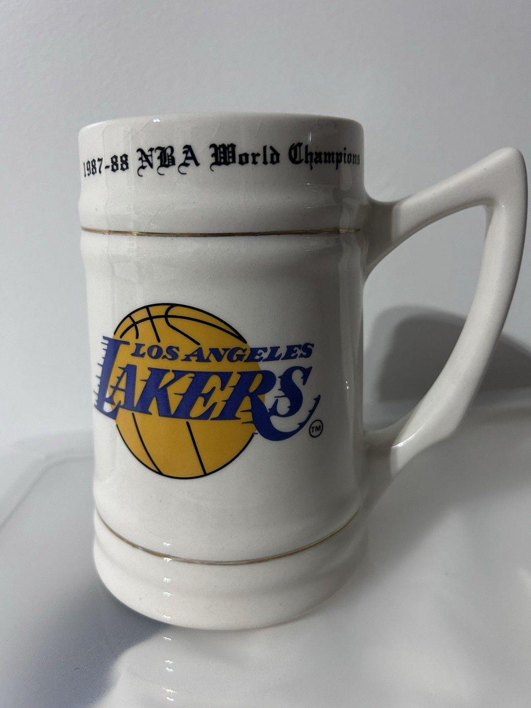 Vintage Los Angeles Lakers 1987- 1988 NBA World Champions Ceramic Beer ...