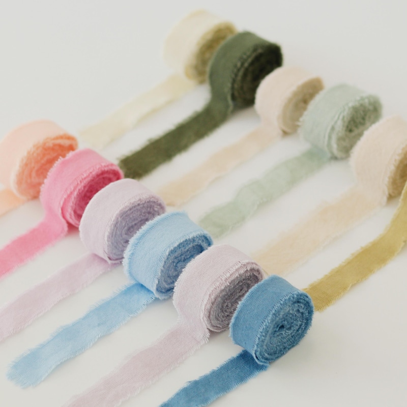 Cotton Ribbon Frayed Edge - Etsy