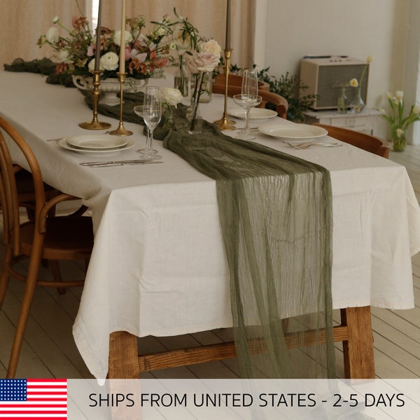 Gauze Table Runner - Etsy