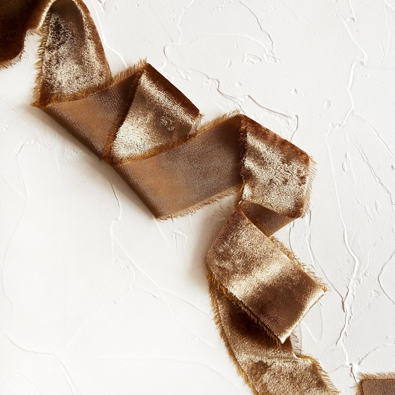 Bronze Ribbons Torn - Etsy