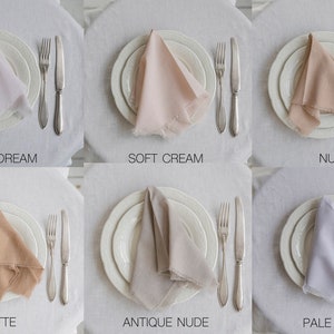 Cotton Dinner Napkins Wedding Cloth Napkins Reusable Wedding Table ...
