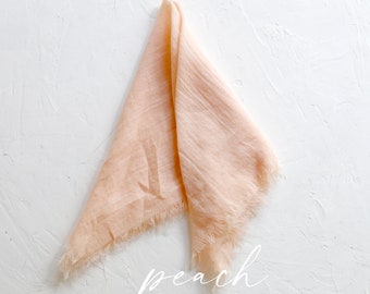 Peach Napkin Polyester - Etsy