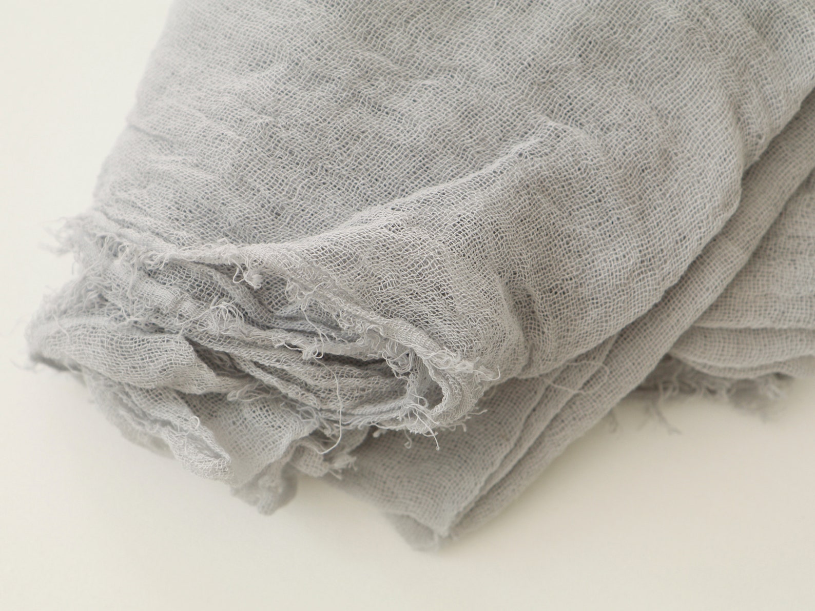 Light Gray Gauze Runnerneutral Hand Dyed Gauze Runnernewborn - Etsy