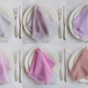 Colored Dinner Napkins,rustic Table Decor,hand Dyed Cotton,sage Green ...