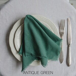 Green Wedding Napkins Cotton Napkins Wedding Table Decor Green Sage ...