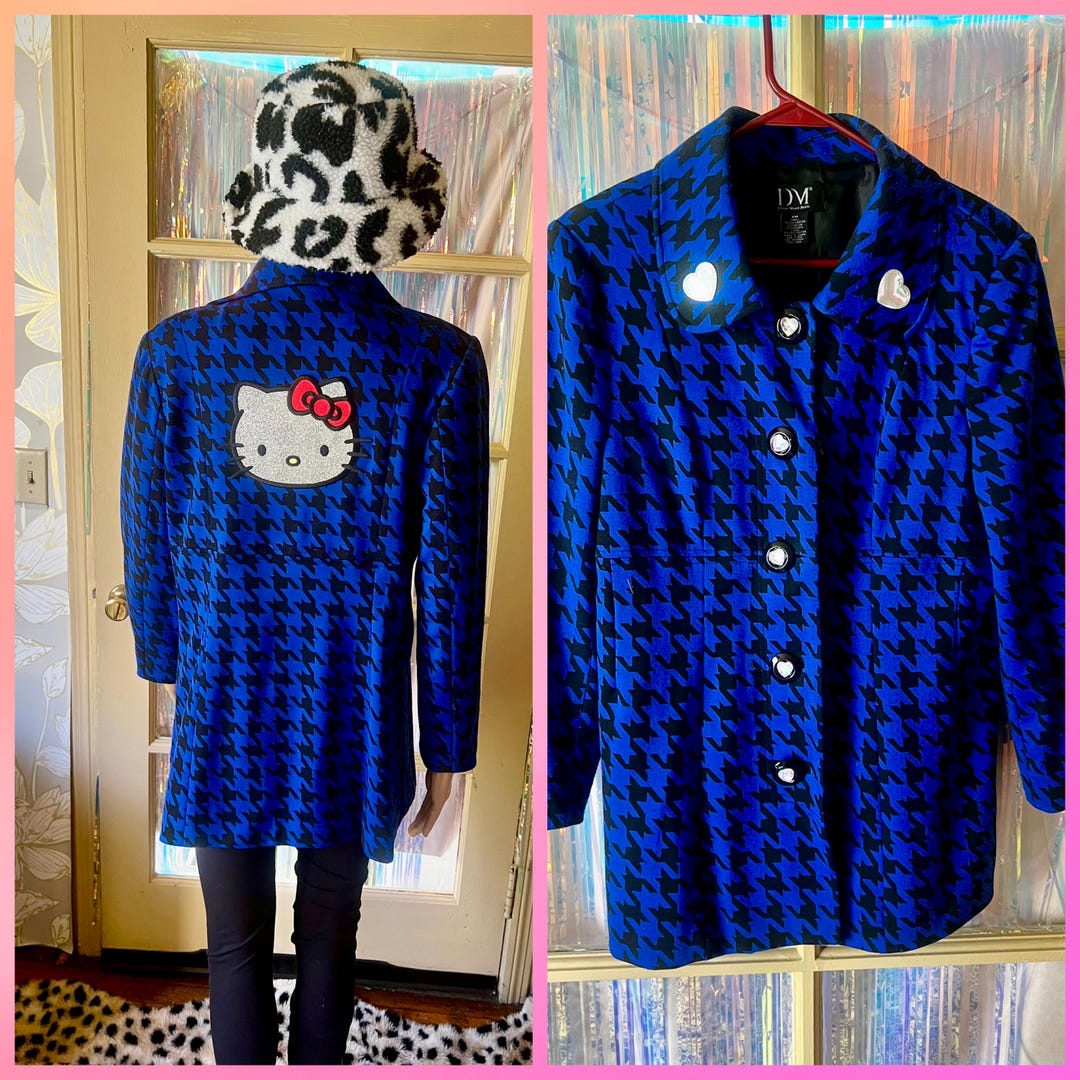 Adorable Upcycled Hello Kitty Coat - Etsy