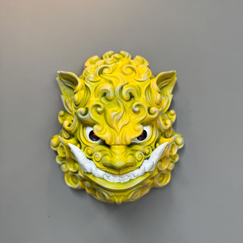 Foo Dog Mask - Etsy