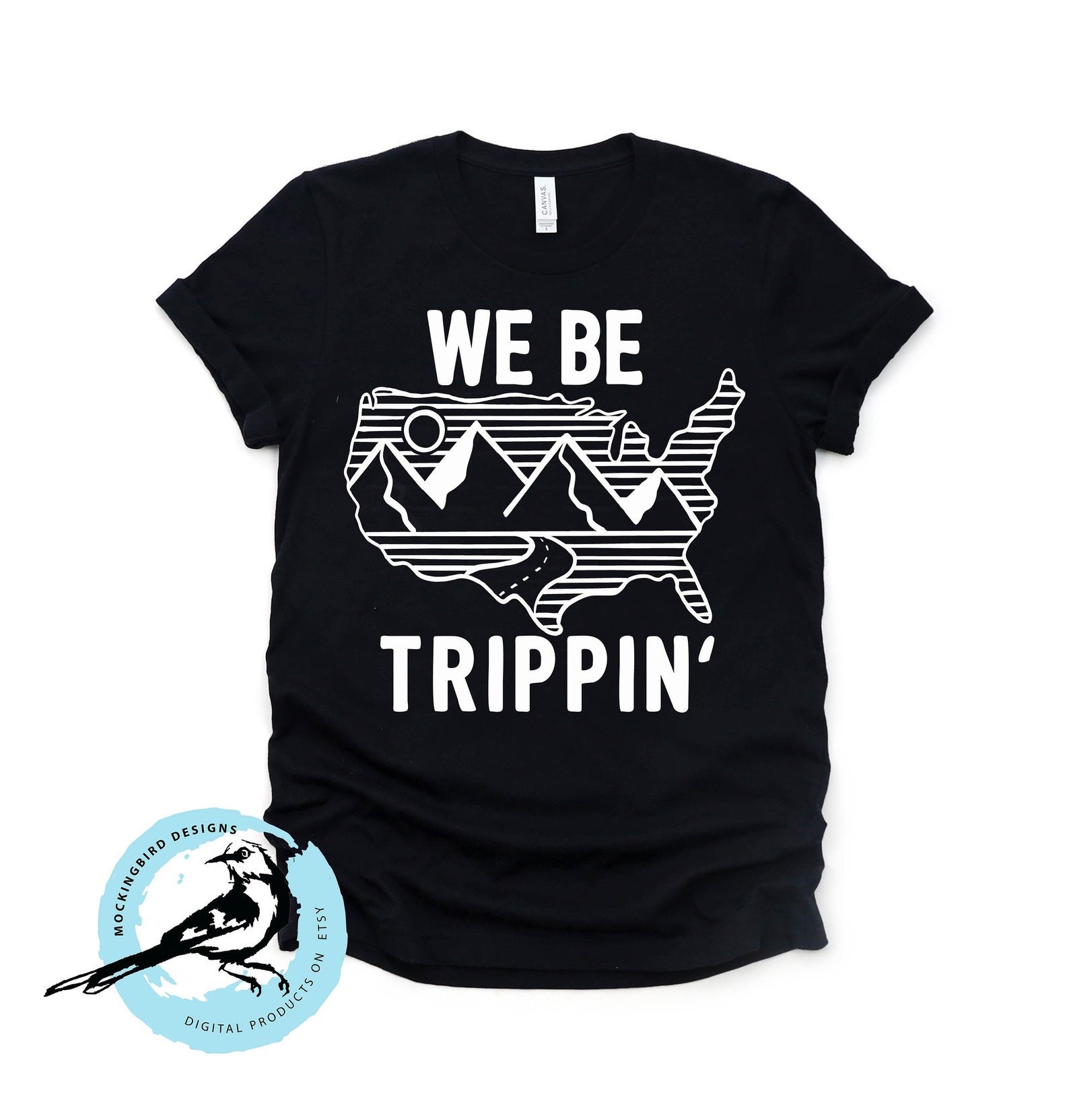 Digital We Be Trippin' Svg Travel Svg Trippin Svg | Etsy Canada