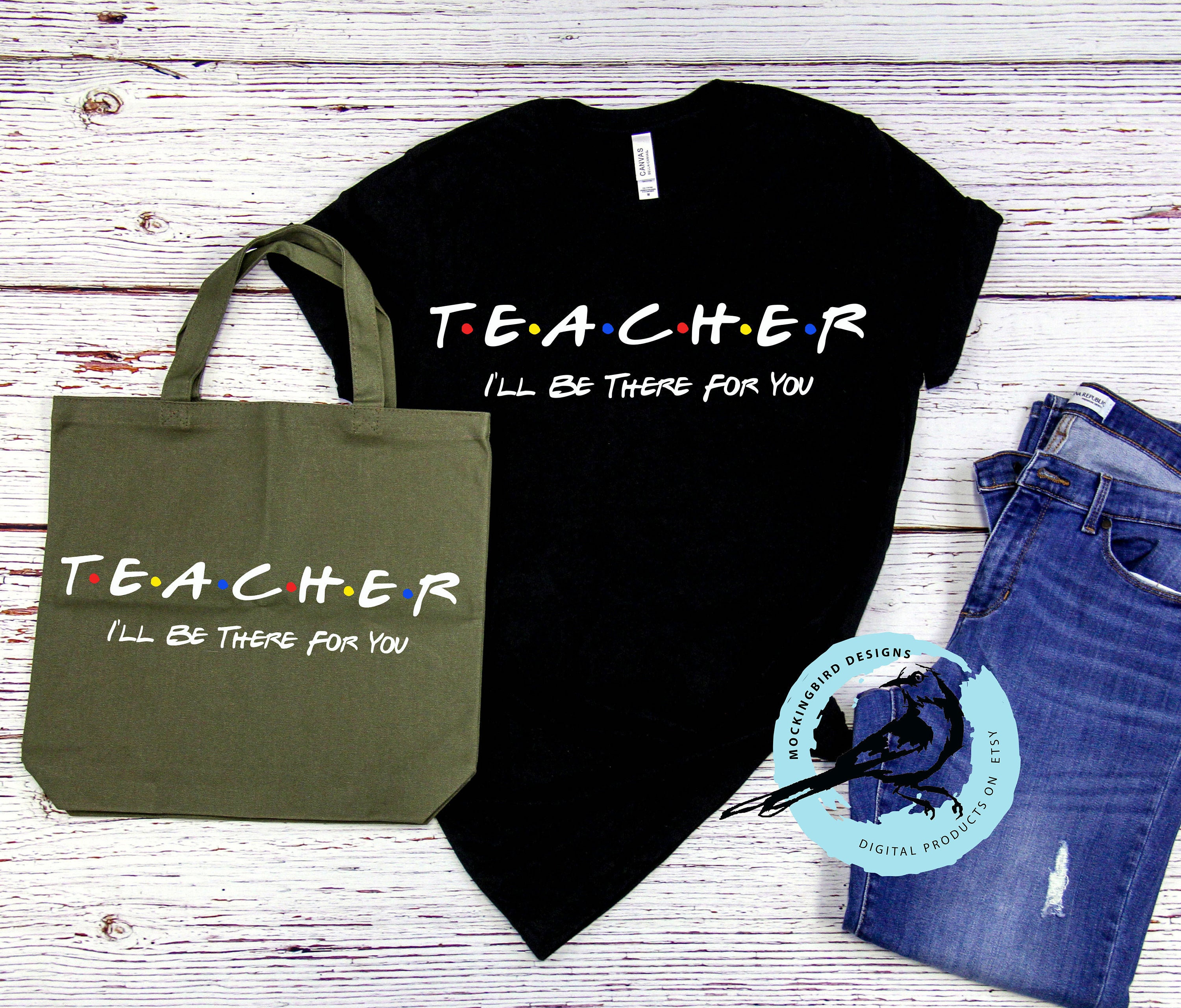 Teacher Svg Friends Svg Teacher I'll Be There for You | Etsy