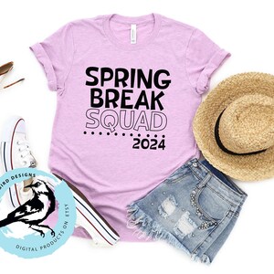 Spring Break 2024, Spring Break Squad Svg, Spring Break Crew, Vacation ...