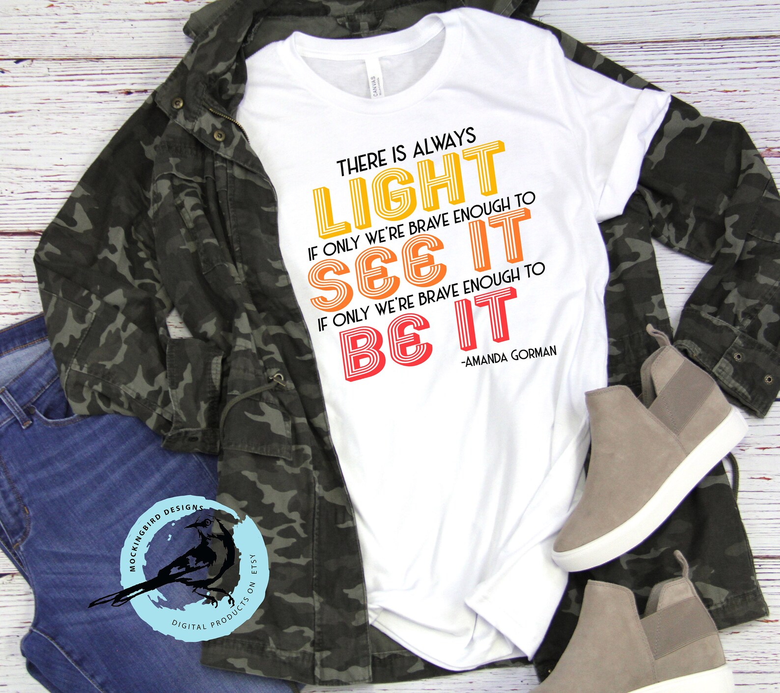 There is Always Light Svg Amanda Gorman Svg Poet Laureate | Etsy