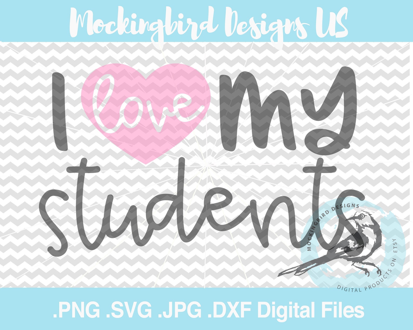 I Love My Students Svg Back to School Svg School Squad Svg | Etsy