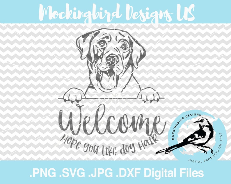 Digital Labrador Svg Lab Welcome Svg Dog Hair Svg Door - Etsy