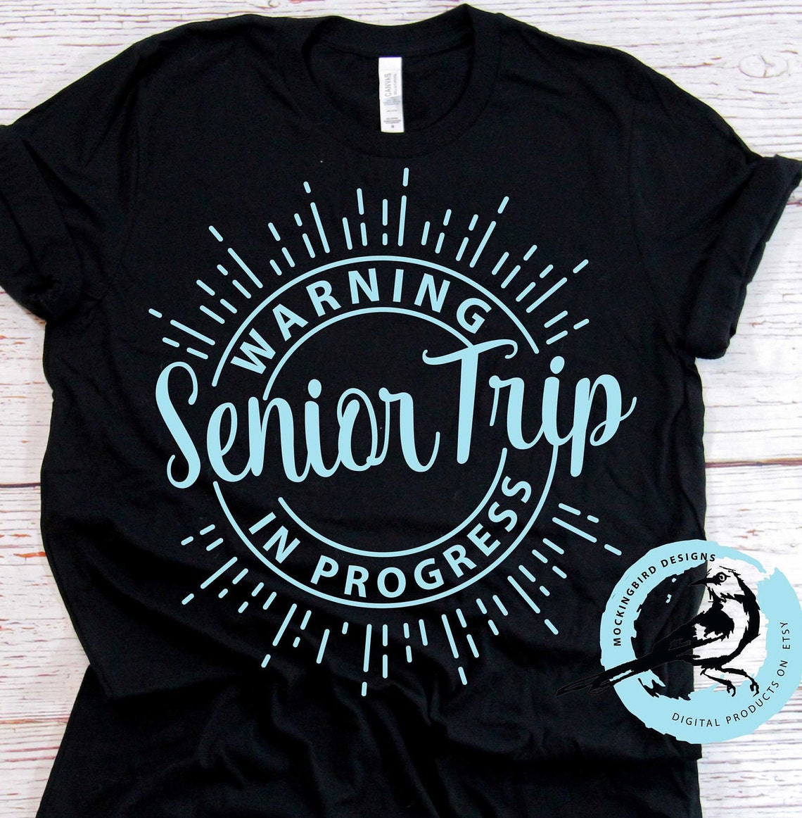 Digital Senior Trip Svg Warning Senior Trip in Progress SVG - Etsy
